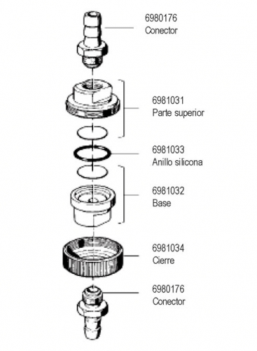 Base para Portafiltros Acero inoxidable de 25Ømm - DILABO S.A ...
