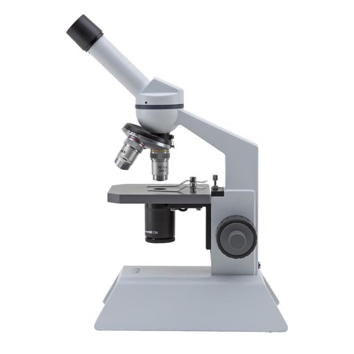 Microscopio Monocular de iniciacion, revolver triple, 400X - DILABO S.A ...